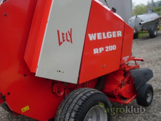 ROLO BALIRKA WELGER RP 200 - Mehanizacija - Poljoprivredni oglasnik ...